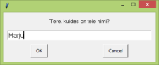 Lihtne kasutajaliides EasyGUIga – Programmeerimine